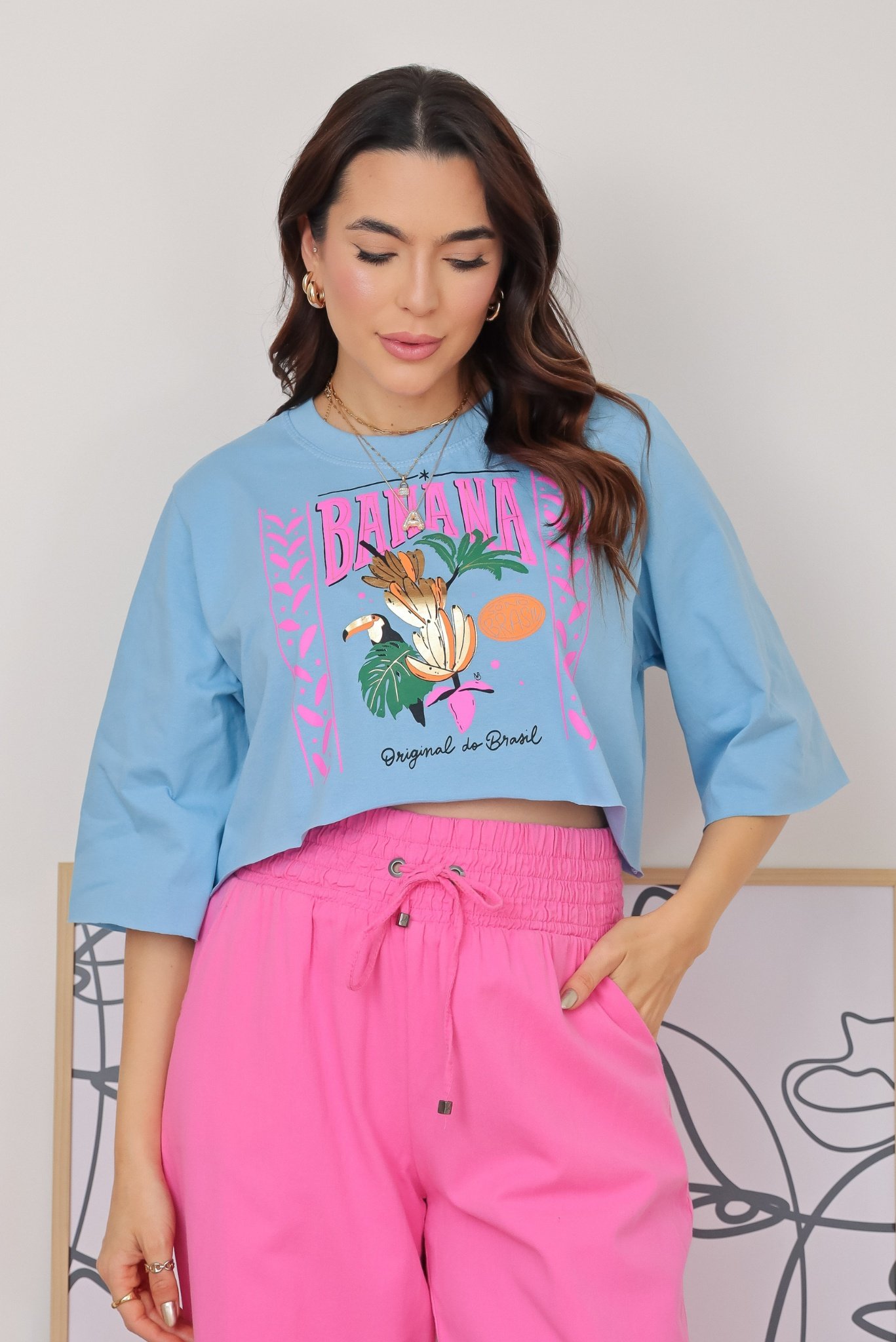 CROPPED BANANA TUCANO | Nibrand