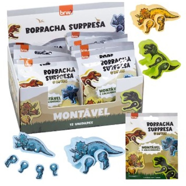 BORRACHA SACHÊ SURPRESA - RAPTORS | PAPER LOVERS