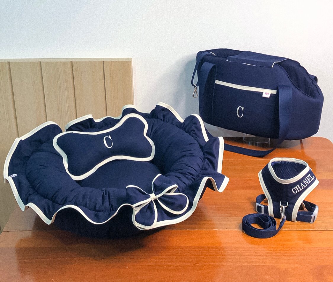 Kit Chanel | Hati Mania Acessórios para Pets