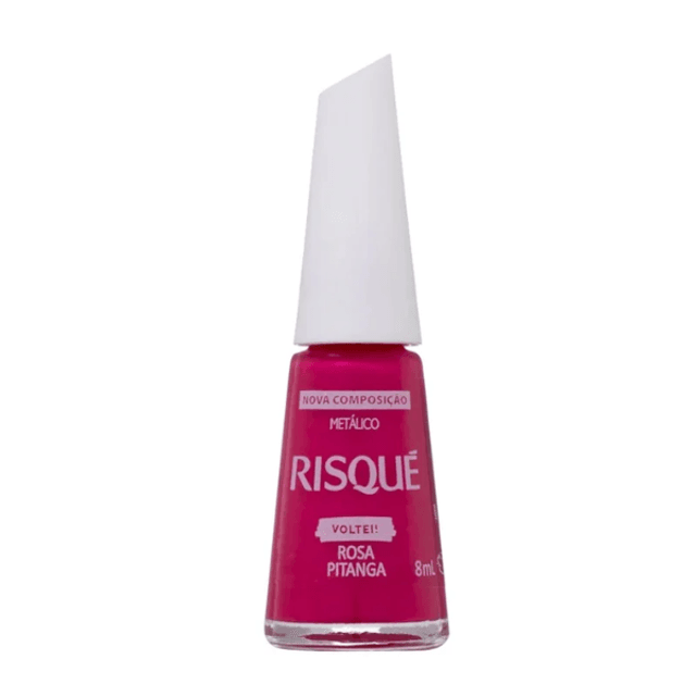 Esmalte Rosa Pitanga - Voltei 8ml - Risqué | Loja Talita Cardozo