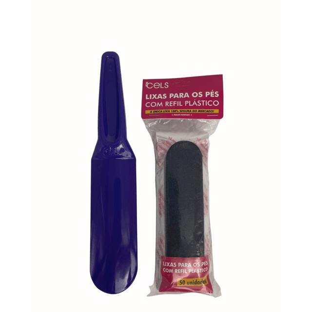 Kit Suporte para Lixa de Pé Roxo + Refil com 50 Lixas - Cels | Loja ...