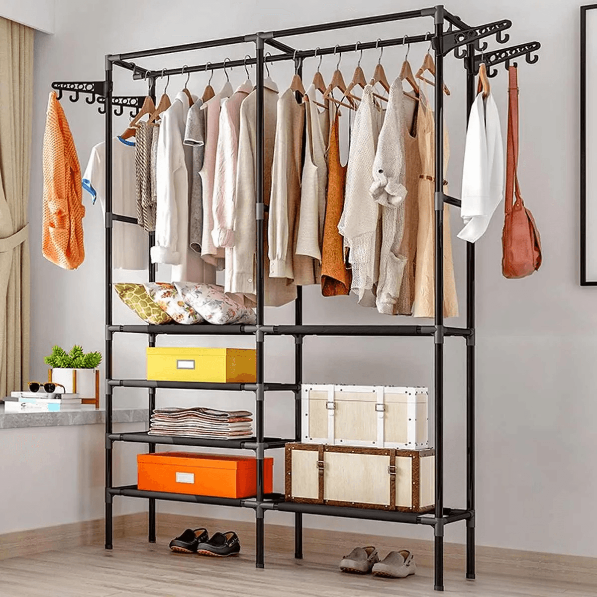 Guarda Roupa Arara Organizador Sapateira Multioso Puc Homme | LUCA ...