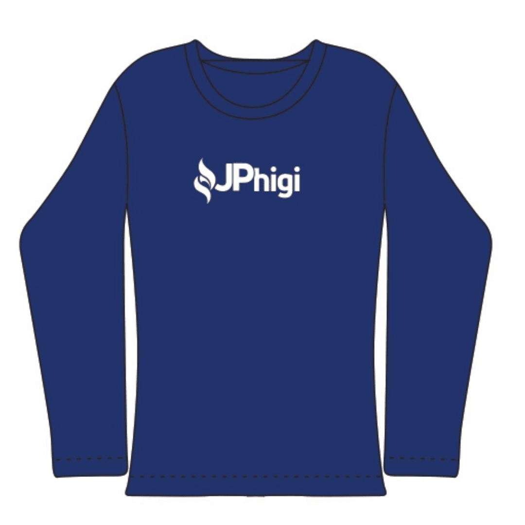 Baby Look M. Longa JPhigi Cotton Azul | Kawhen Uniformes