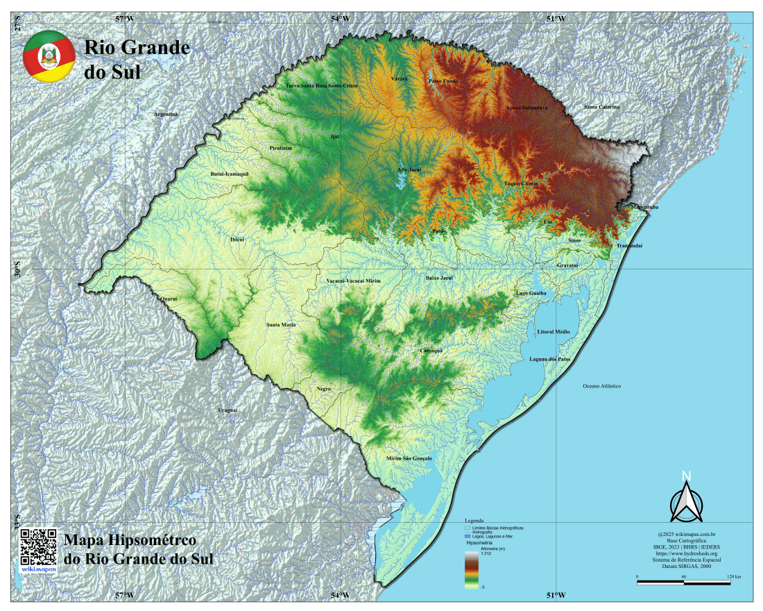 Mapas Escolares Especiais: Mapas Hipsométricos e da Hidrografia do Rio ...