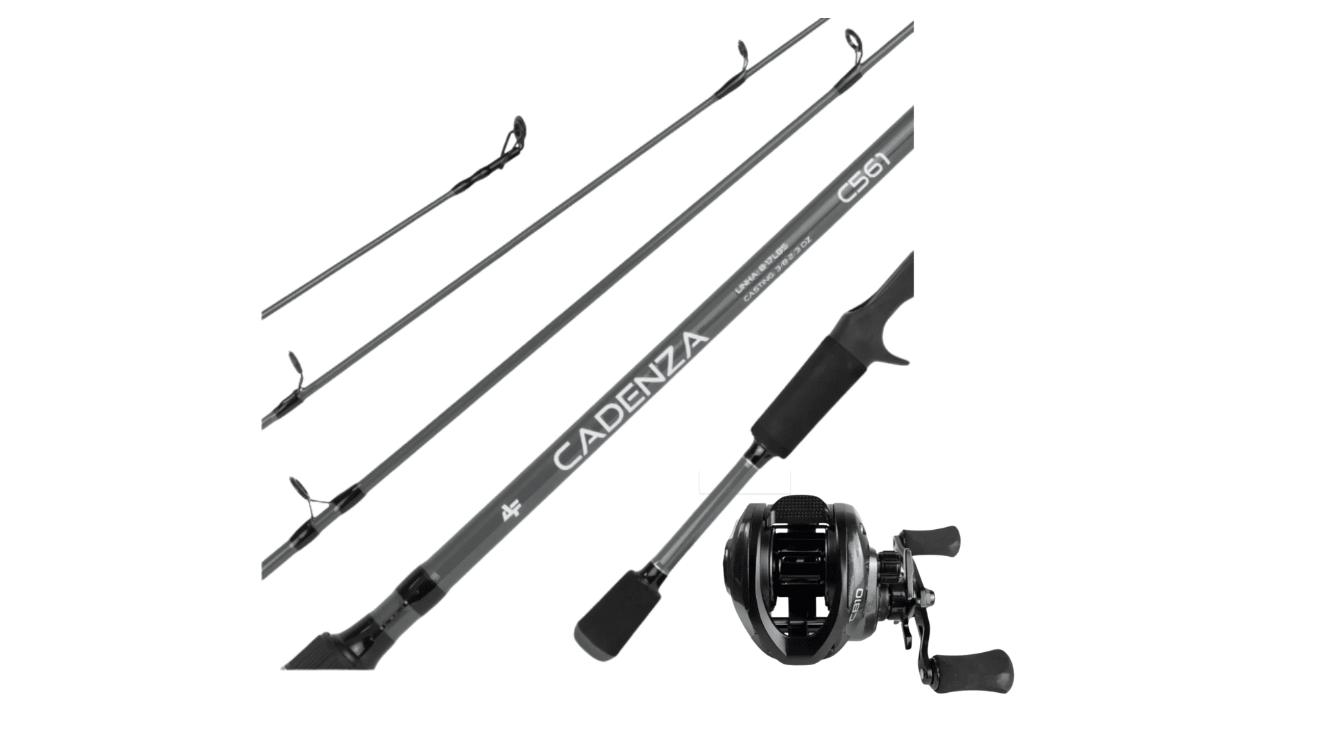 Kit Vara Cadenza + Carretilha CB10 | Campeão da Pesca