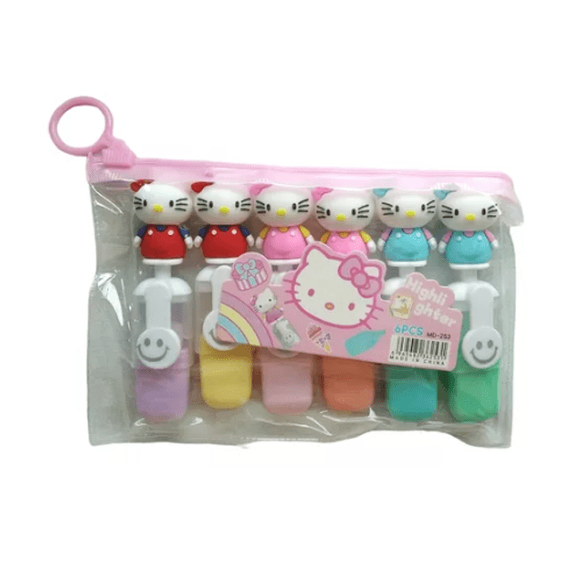 Kit Marca Texto Hello Kitty | Colorirê