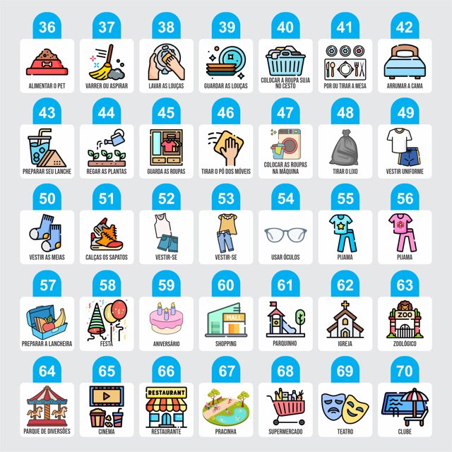 Tags avulsas personalizadas para quadro de rotina | Picullico