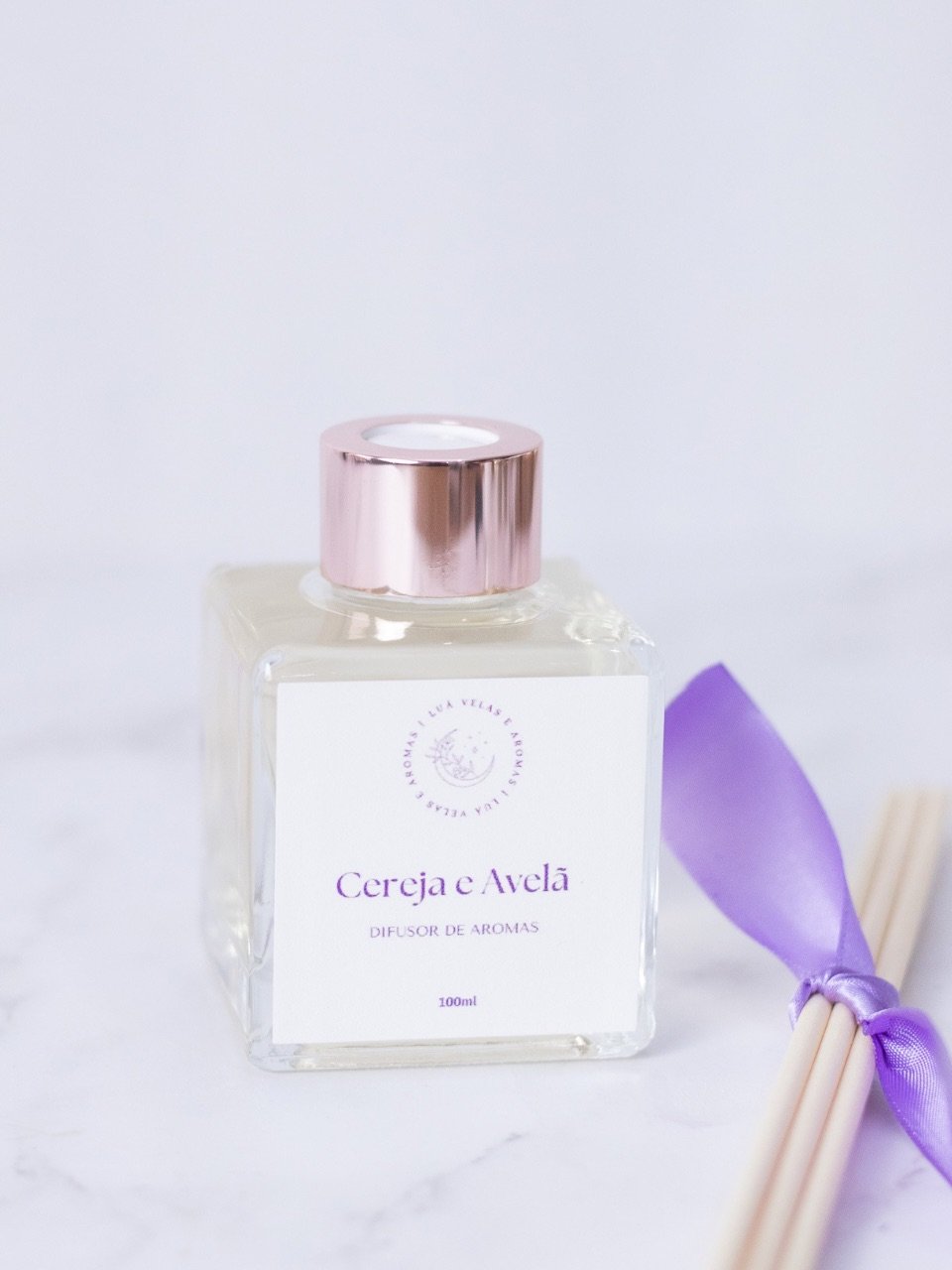 Difusor de Aromas - Cereja e Avelã 100ml | Luá Velas e Aromas