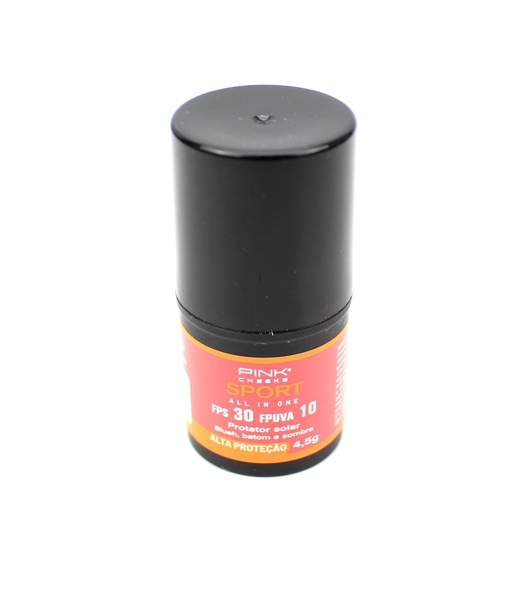Protetor Solar Blush Batom e Sombra All in One FPS30 FPUVA10 4,5g ...