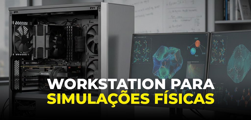 Computador para simulações físicas e científicas CFD, FEA, Ansys Fluent ...