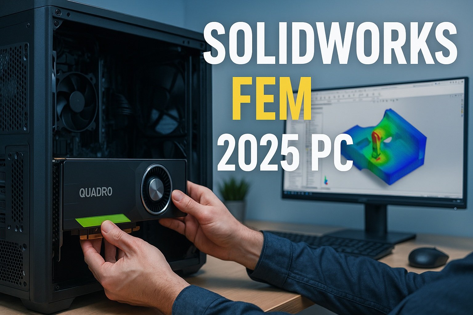PC para SolidWorks com simulação FEM: Requisitos reais de hardware ...