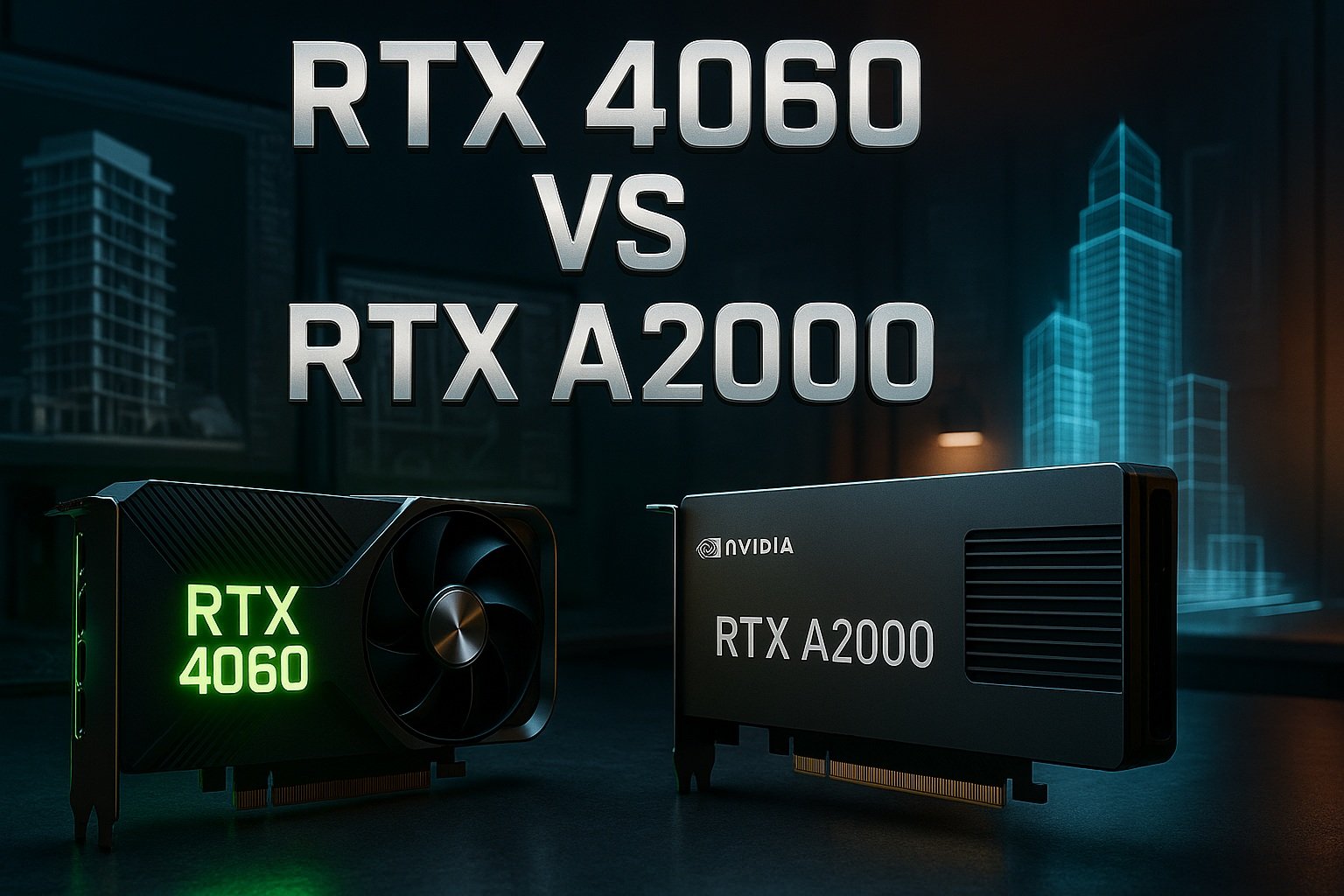 RTX 4060 vs RTX A2000 para Arquitetura: Qual GPU escolher? | elite computadores