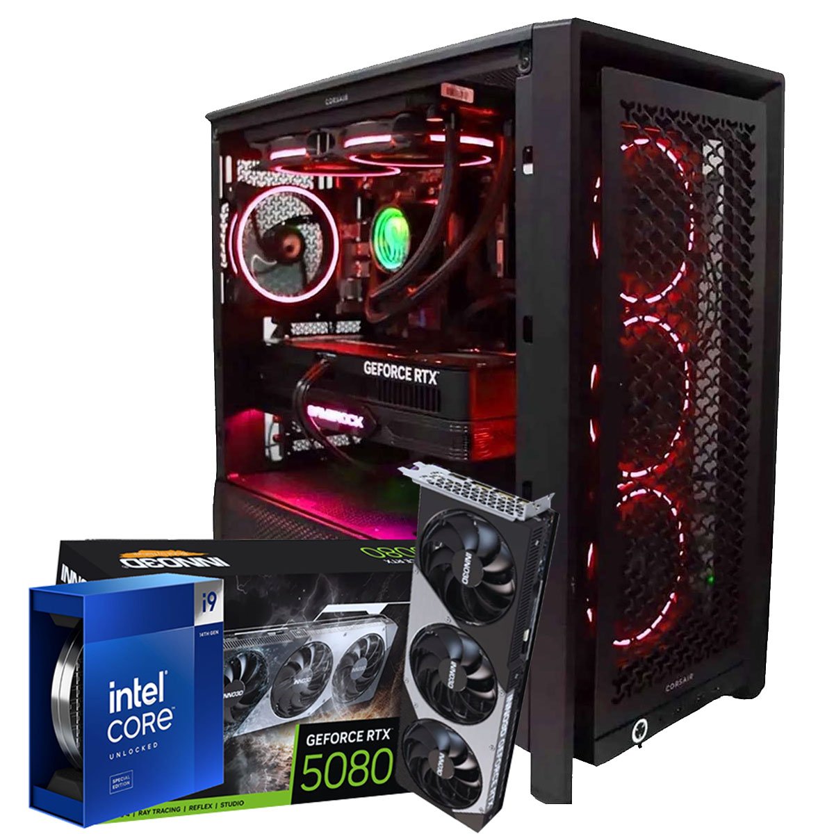 Workstation Intel i9-14900KS, RTX 5080 16GB, DDR5, SSD NVMe Gen4, W11 ...