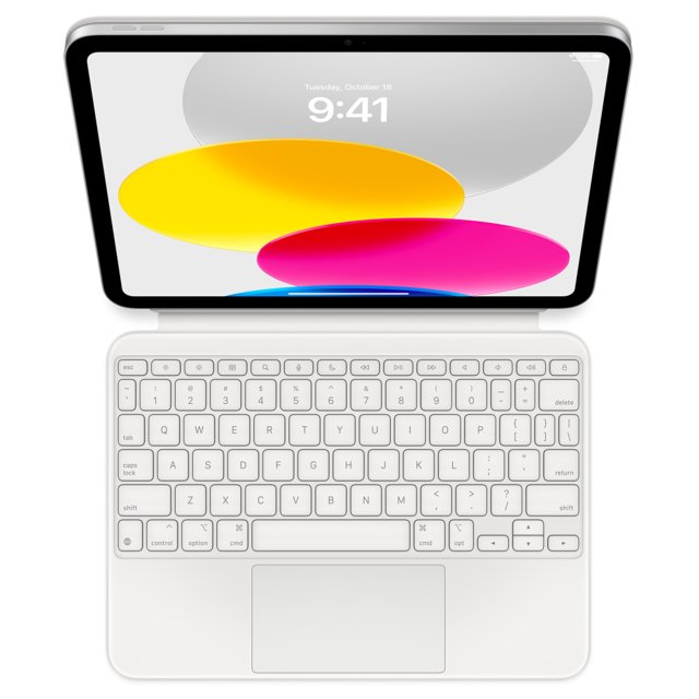 Teclado Magic Keyboard Folio para iPad (10ª geração) - Branco | iSafe ...