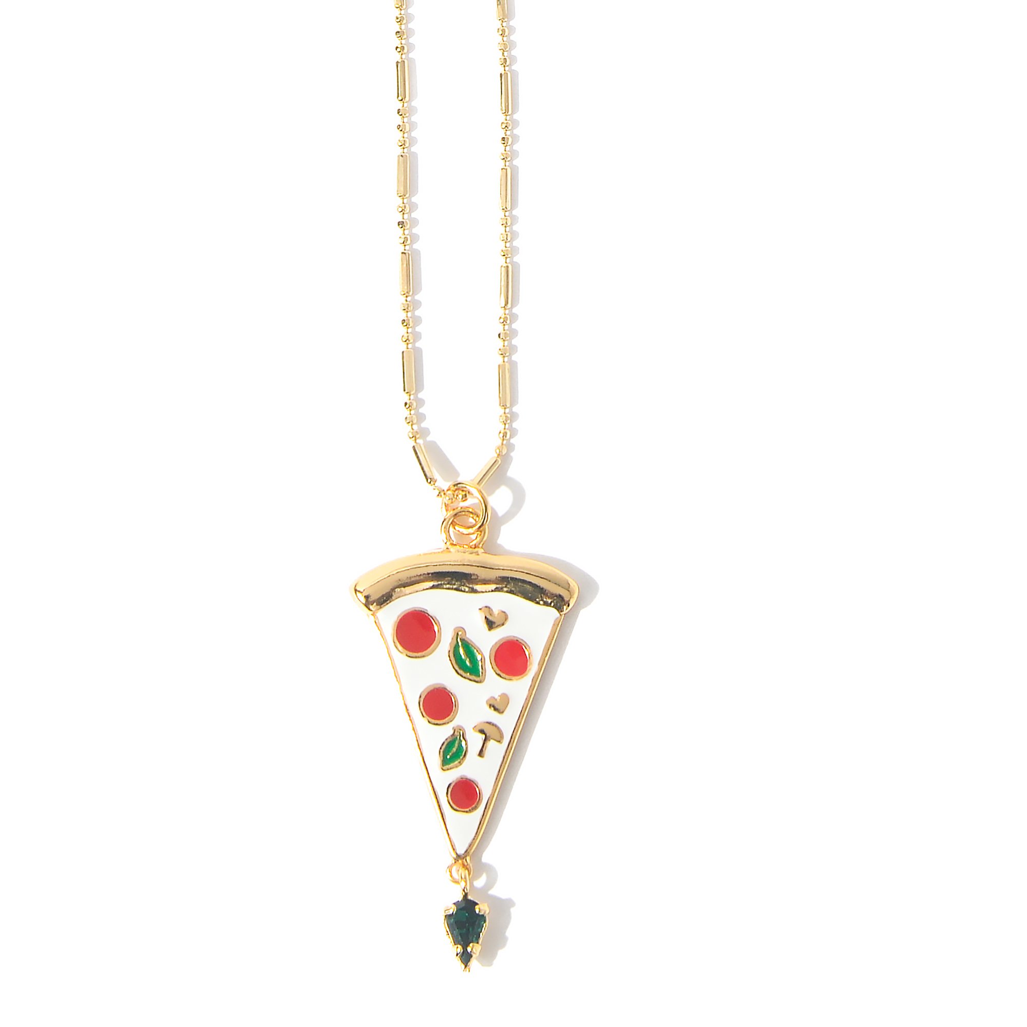 Colar Corrente Longo Pizza | Ene Ene
