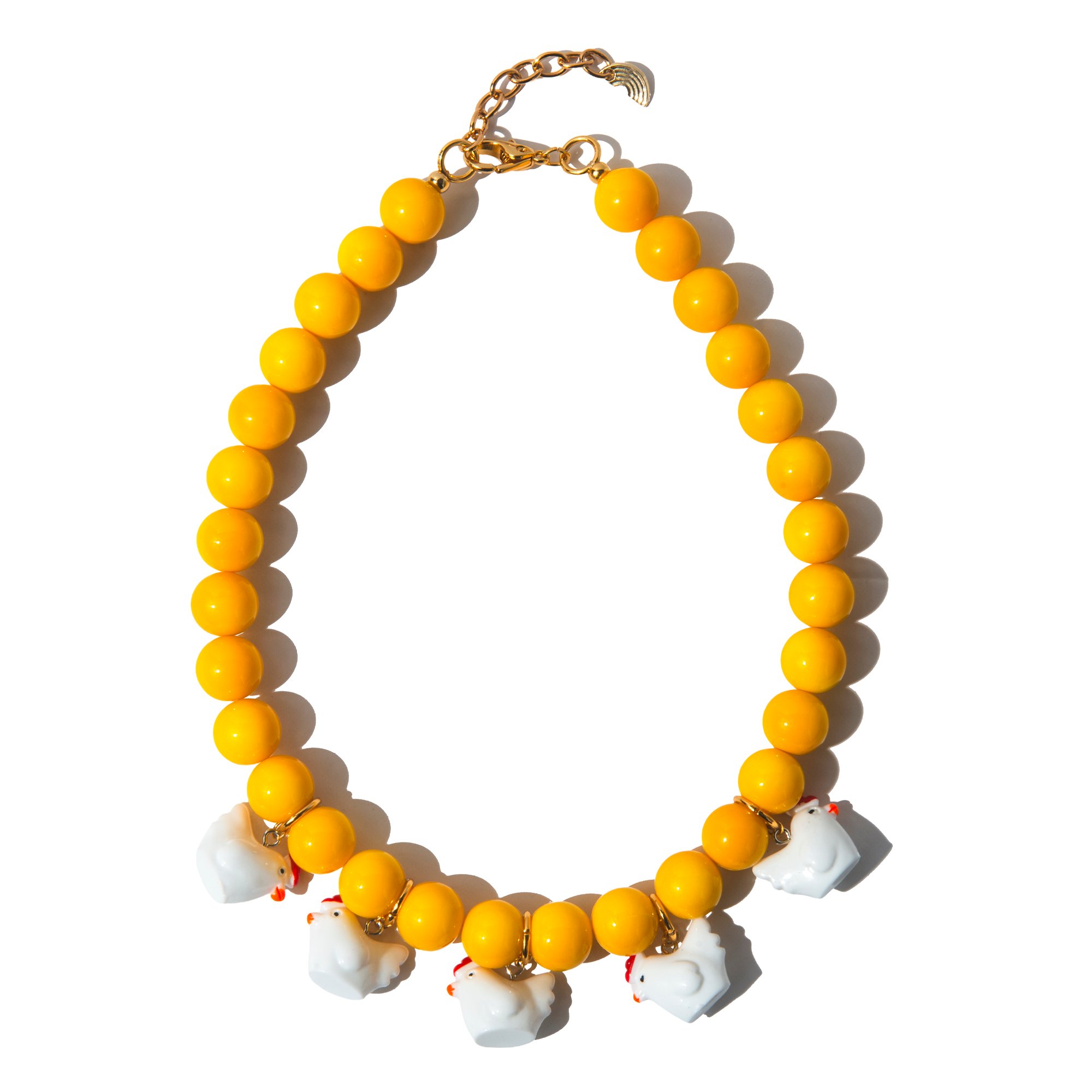 Choker Bubble Emma Murano Chicken Amarelo | Ene Ene