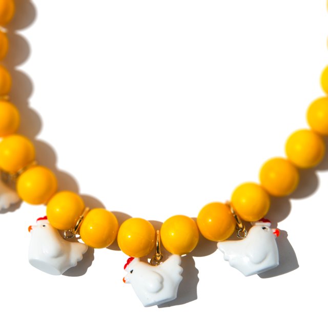 Choker Bubble Emma Murano Chicken Amarelo | Ene Ene
