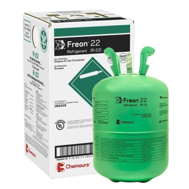 Gás Refrigerante Freon R22 13,62KG | Mega Refrigeração
