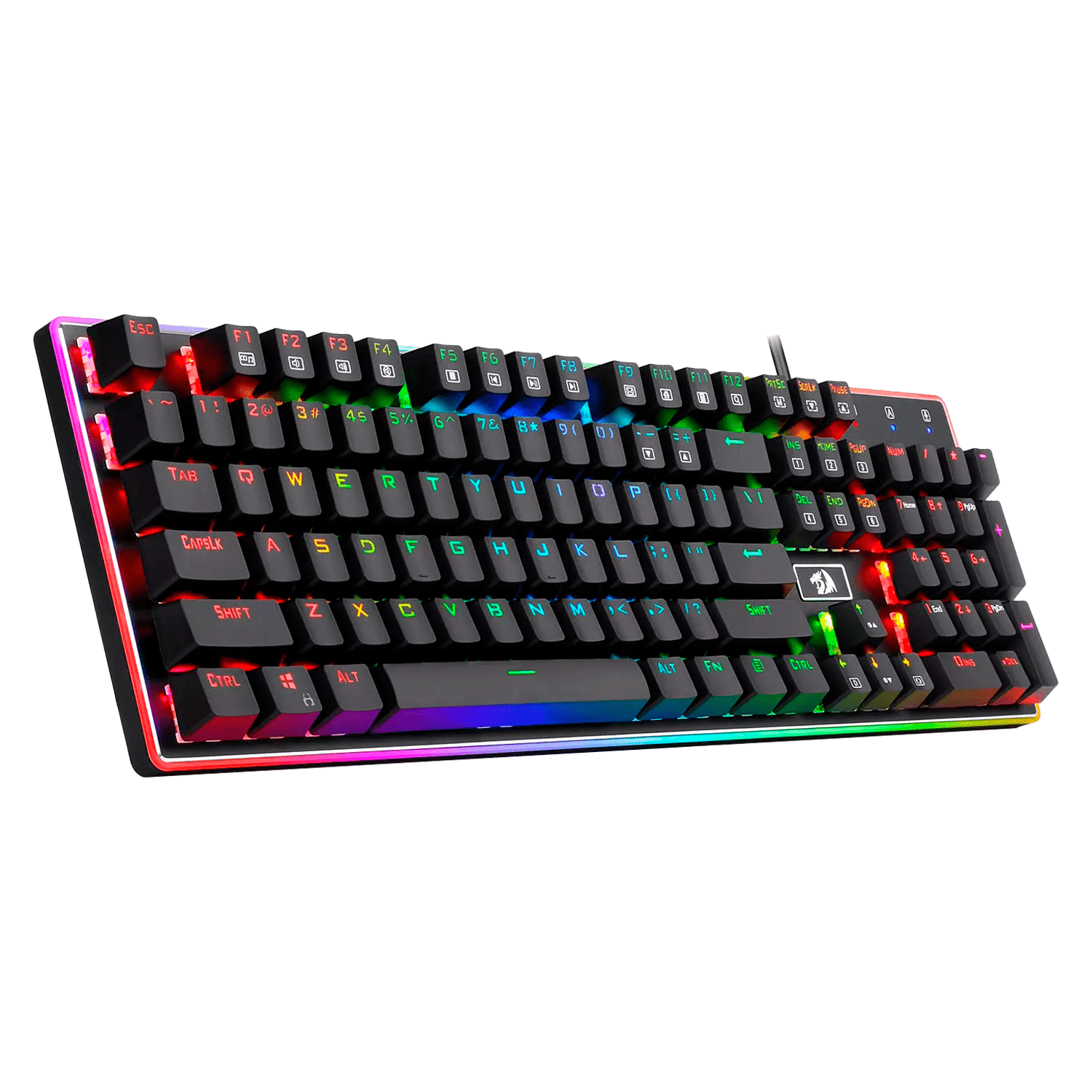 TECLADO MECÂNICO GAMER REDRAGON K595RGB RATRI / RGB / BLACK SWITCH | HBS Comércio de Informática ...