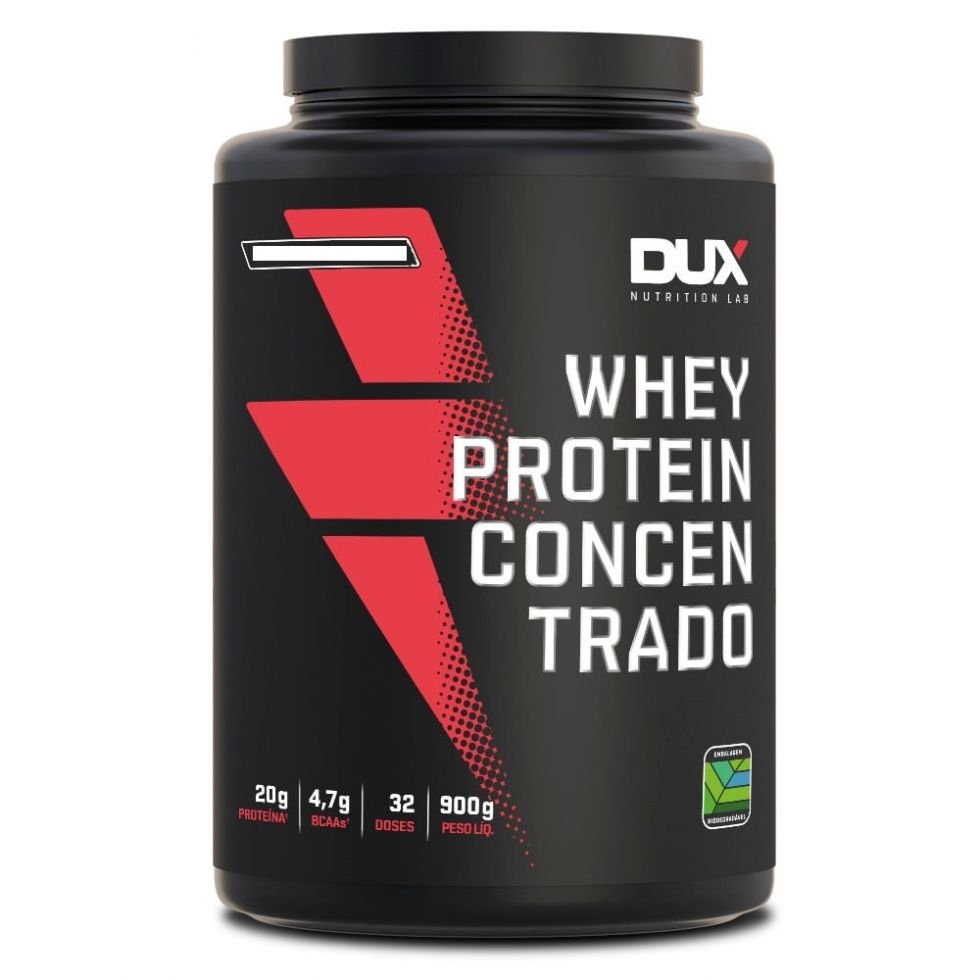 Whey Protein Concentrado Pote (900g) - Sabor: Morango | encapsulado ...