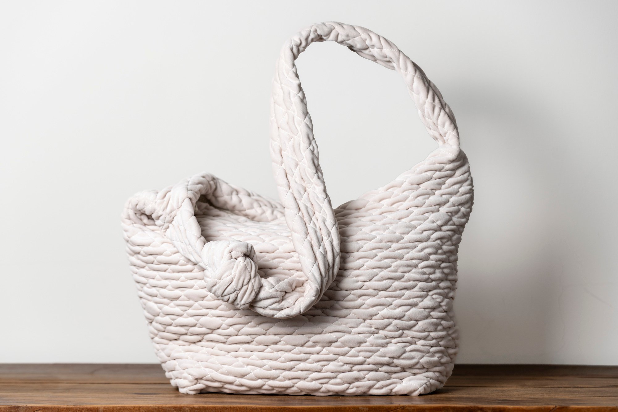 BOLSA LONDON MATELASSE OFF WHITE | Queens Gate