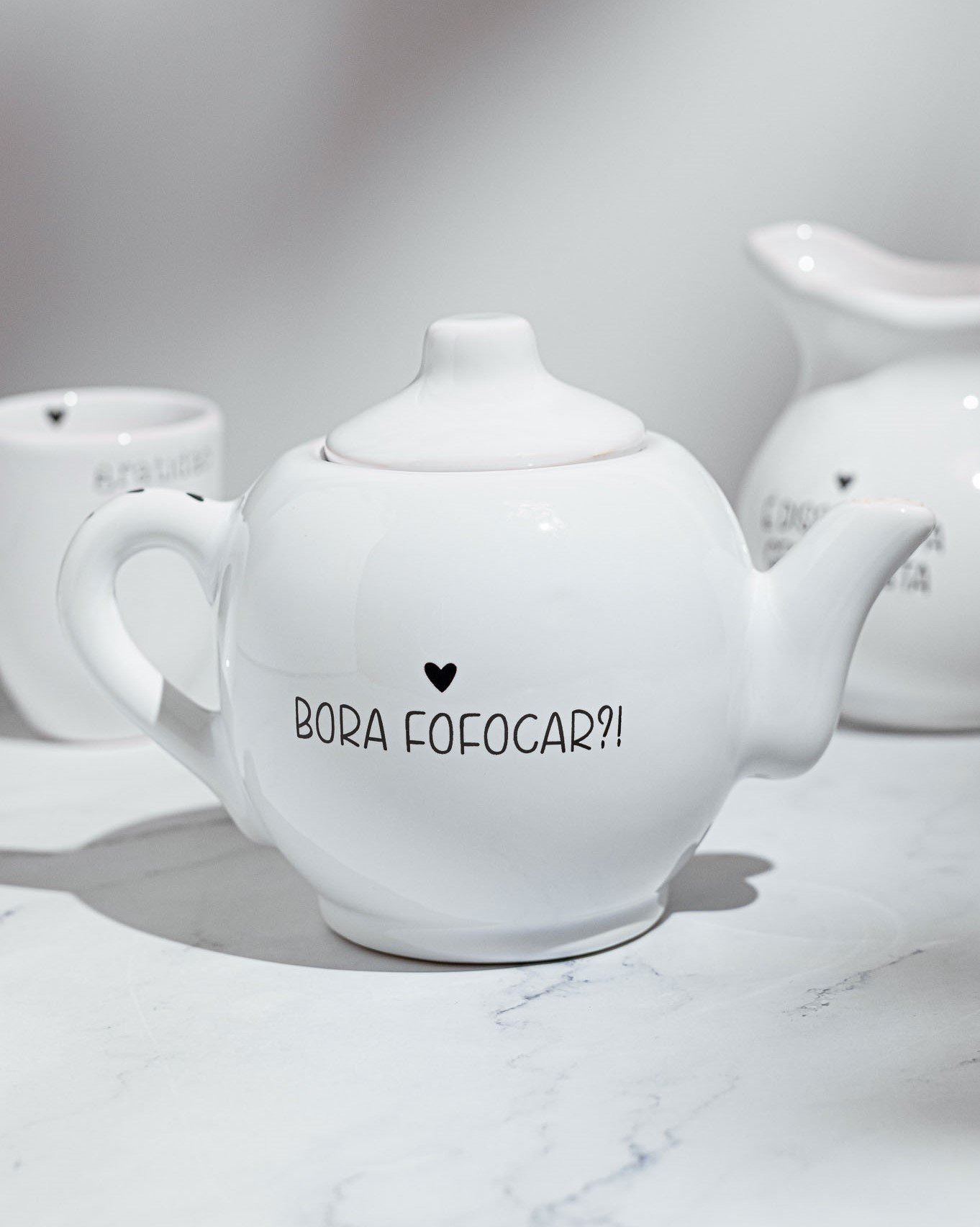 Bule Clean Bora Fofocar - 800mL | Casa Kauá