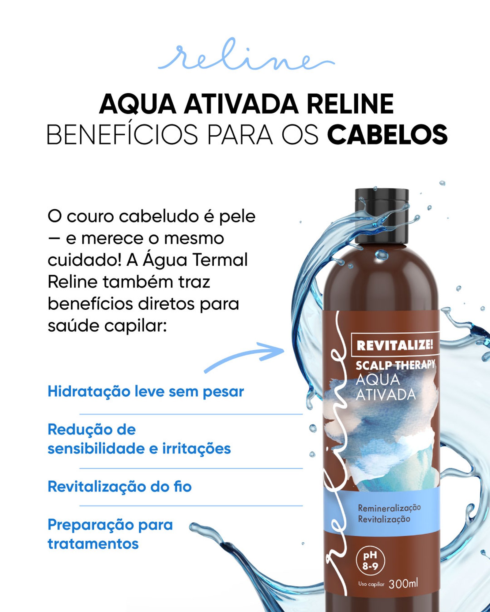 Água Termal 300ml *EXCLUSIVO LIVE SHOP* | Reline Cosméticos
