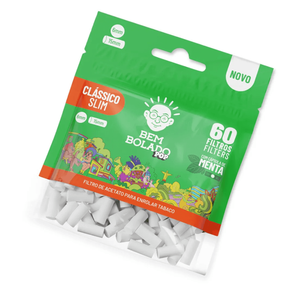 Filtro Bem Bolado Menthol - c/ Capsula de Menta c/ 60 und | Tabacaria ...