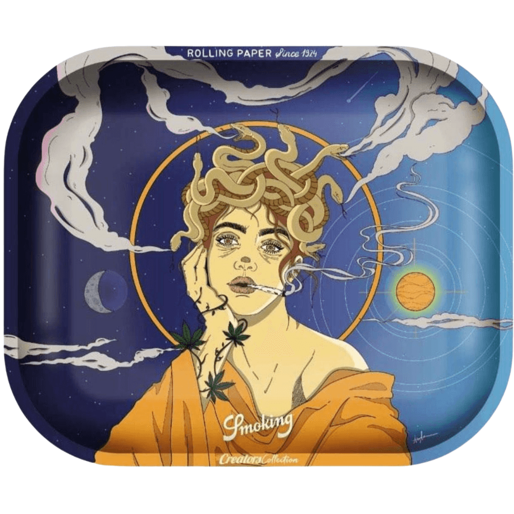 Bandeja de Metal Smoking Full Print Grande XL - Medusa | Tabacaria Eclipse