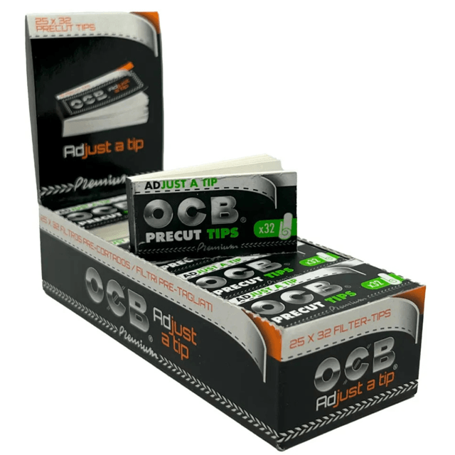 Caixa Piteira de Papel OCB Tips Premium Large c/ 25 unidades ...