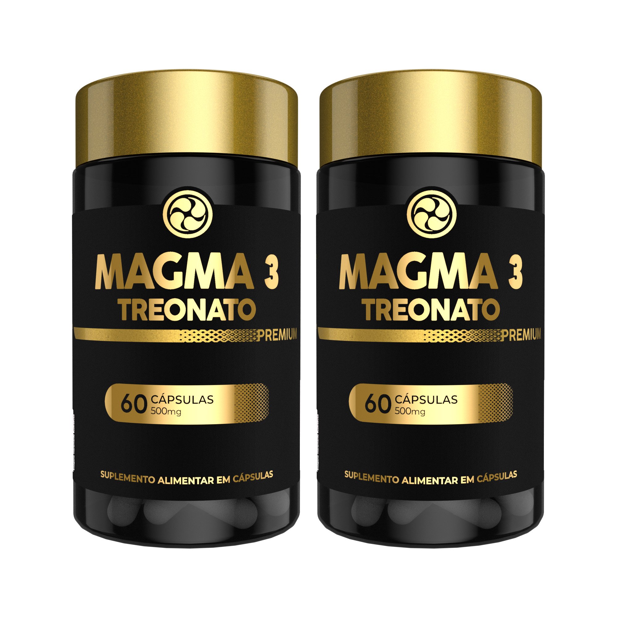 Combo 2un Suplemento Magma 3 Premium 500mg 60 Cápsulas | Floral Ervas