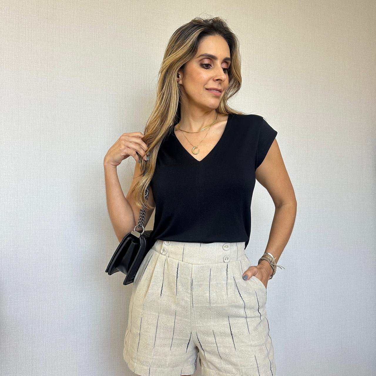 Blusa muscle em malha de viscose *18677 | By Carol Assunção