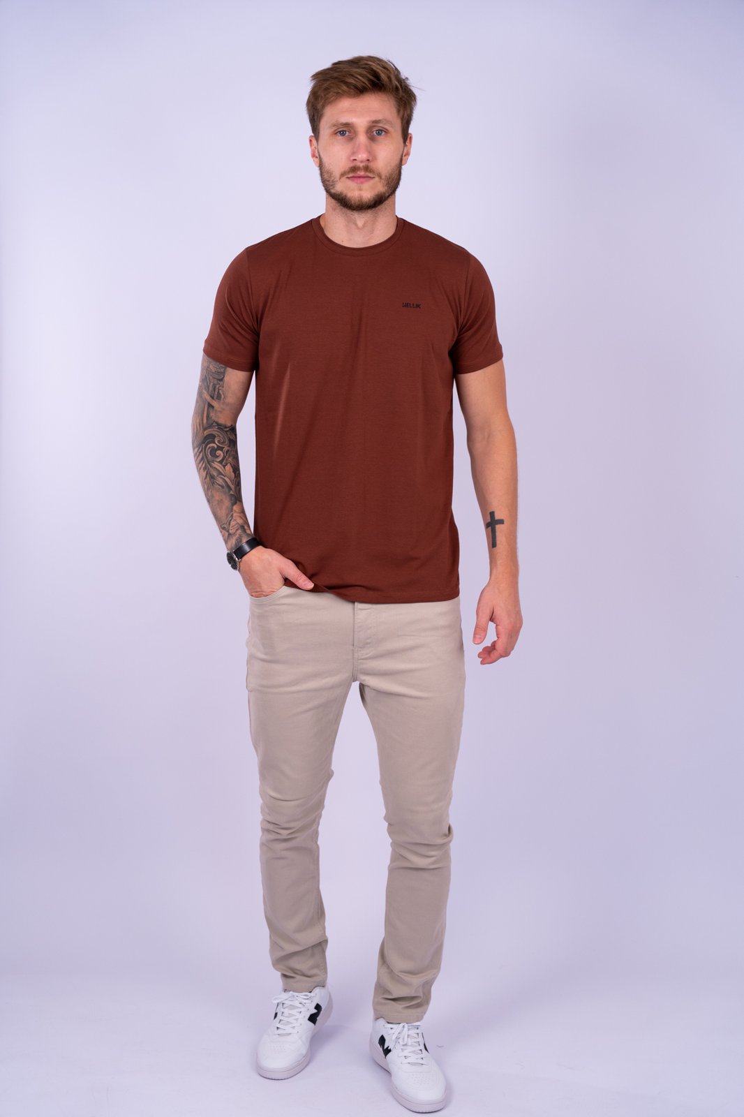 Camiseta Básica Hellik Fio Egípcio | Hellik Store