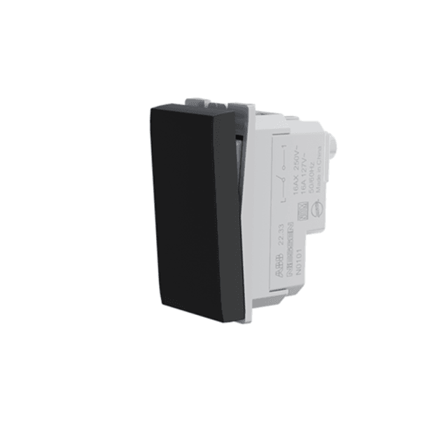 Interruptor Simples Origen ABB, 16A Preto - 2CLA010100N1502 | Loja da ...