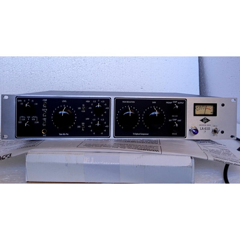 Universal audio LA 610 Channel Strip Preamp Eq Compressor para estudio ...