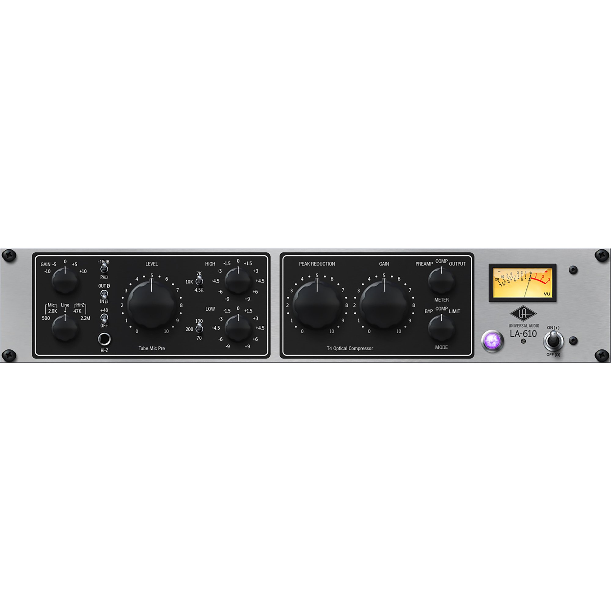Universal audio LA 610 Channel Strip Preamp Eq Compressor para estudio ...