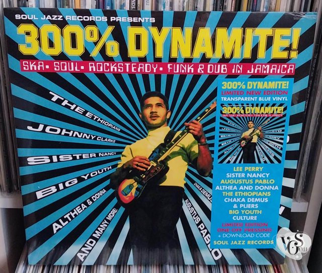 Various – "300% Dynamite!" - Duplo - Blue Transparent Vinyl RSD2024 ...