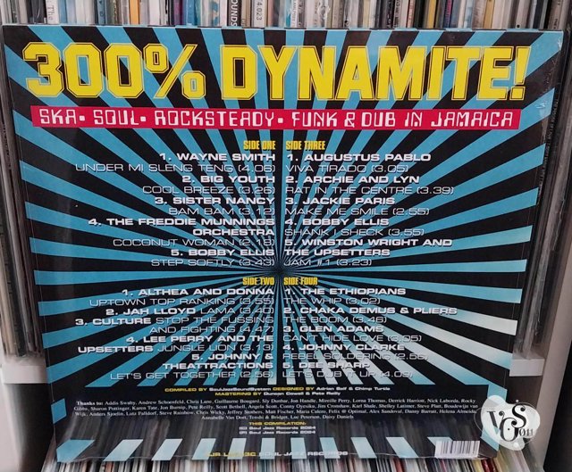 Various – "300% Dynamite!" - Duplo - Blue Transparent Vinyl RSD2024 ...