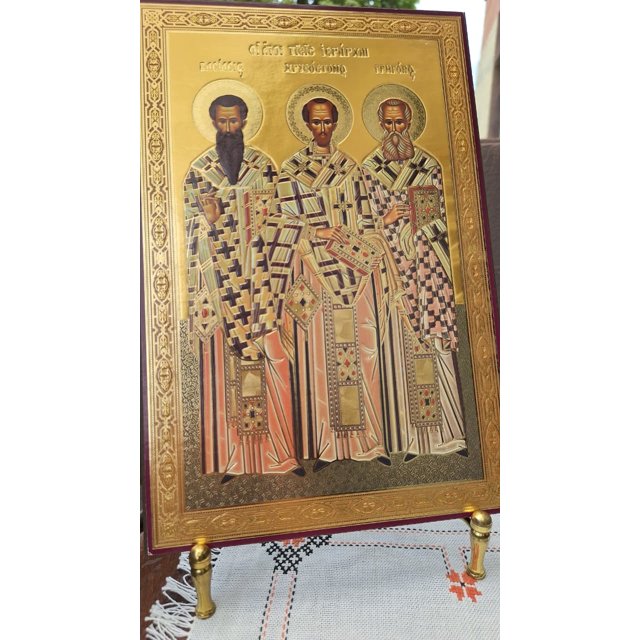 Os três Hierarcas 30x20 cm | Philokalia Ícones