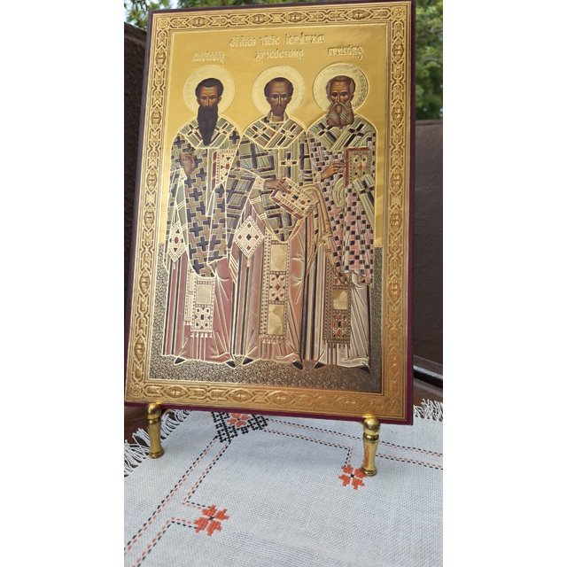 Os três Hierarcas 30x20 cm | Philokalia Ícones