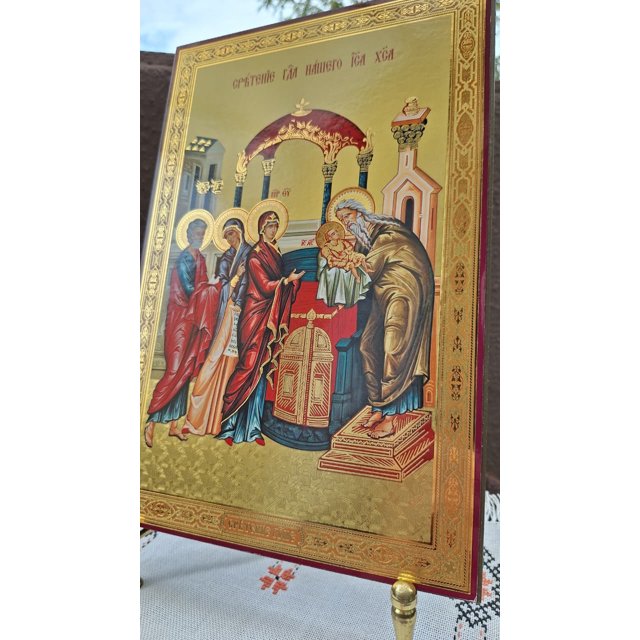 Apresentação de Cristo no Templo 30x20 cm | Philokalia Ícones