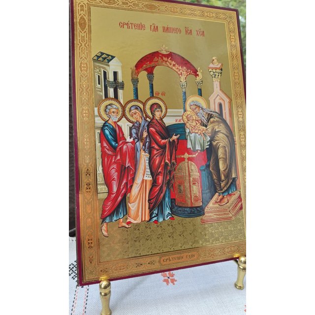 Apresentação de Cristo no Templo 30x20 cm | Philokalia Ícones