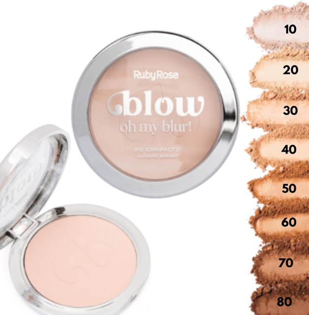 Pó compacto oh my blur blow ruby rose | JESSICA RAYANE MAKEUP