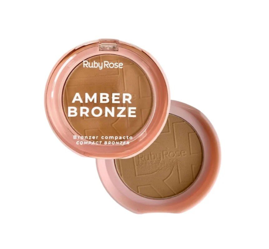 Bronzer compacto aber linha rosa Ruby rose | JESSICA RAYANE MAKEUP