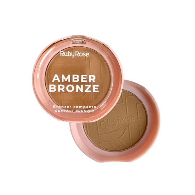 Bronzer compacto aber linha rosa Ruby rose | JESSICA RAYANE MAKEUP