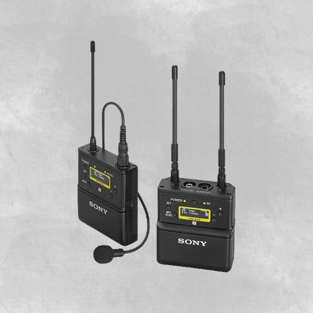 Microfone de Lapela D21 Sony UTX B40 URX-P40 | CONFRARIA AUDIO VISUAL