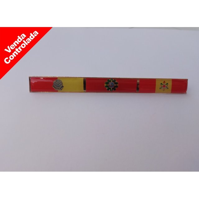 Barreta Acrílica Dom Pedro II + Mérito Profissional + Bronze CBMMG ...