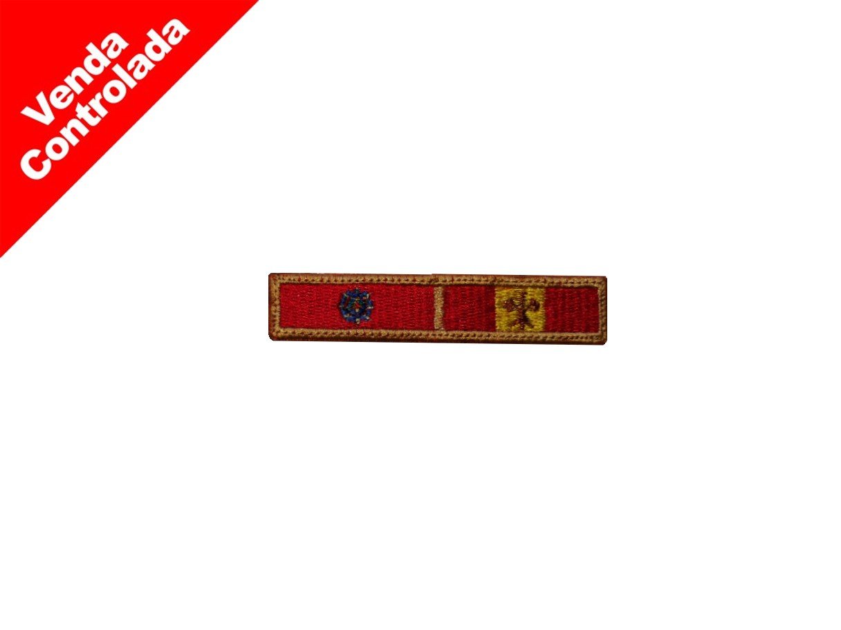 Barreta Bordada Mérito Profissional + Bronze CBMMG | FARDAMINAS