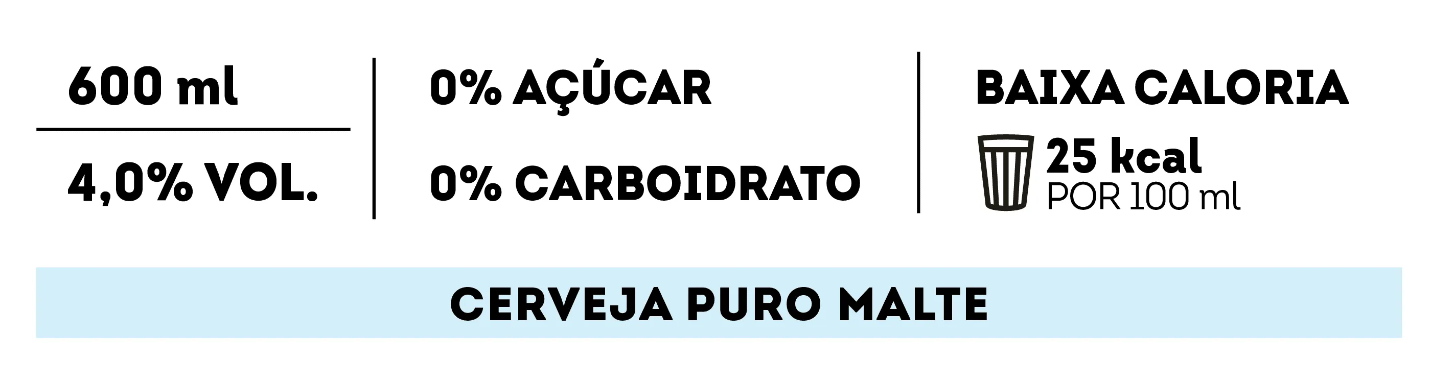 Ultra Light Lager Zero Carbo 600ml -15 un. | Cerveja BG | Brüder – Loja ...