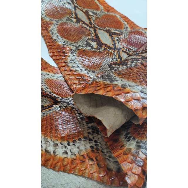 COURO DE COBRA PYTHON RETICULATUS | Sculp Leather Store